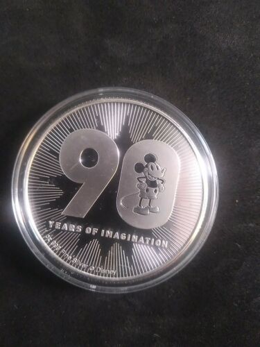 2018 Niue Disney ’90 Years of Imagination’ 1 oz .999 Mickey Mouse ...